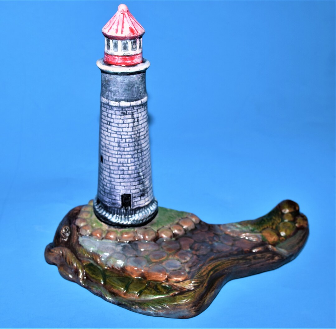 Lighthouse. Lighthouse Scene. Collectibles Lighthouse. Vintage ...