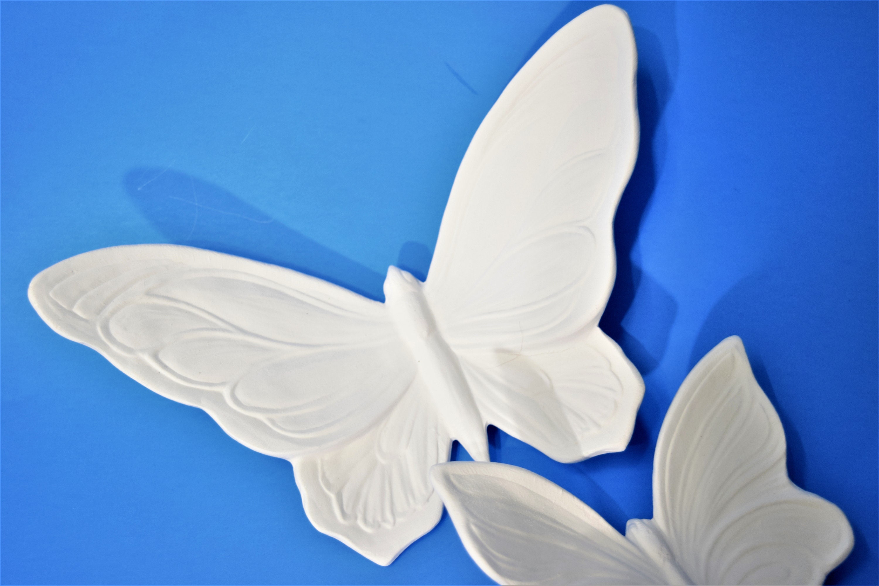 Three Butterfly Ready to Paint.unpainted Ceramic Butterfly Magnetic ...