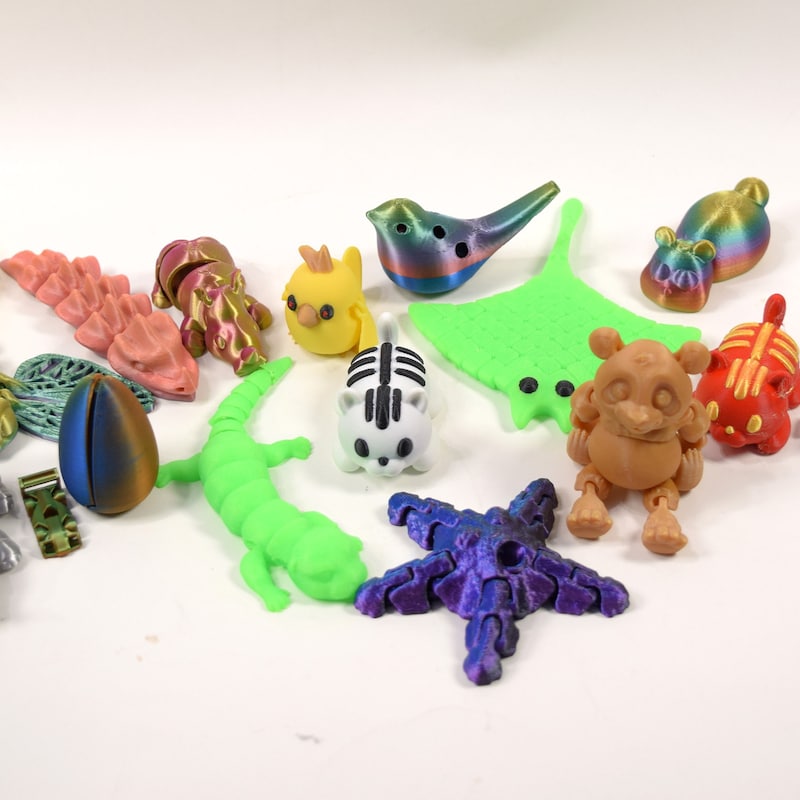 3d Printed Animals - Etsy