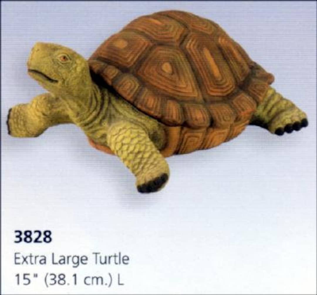 Large Turtle Ready to Paint.u-paint Ceramic Bisque Large Turtle.garden ...