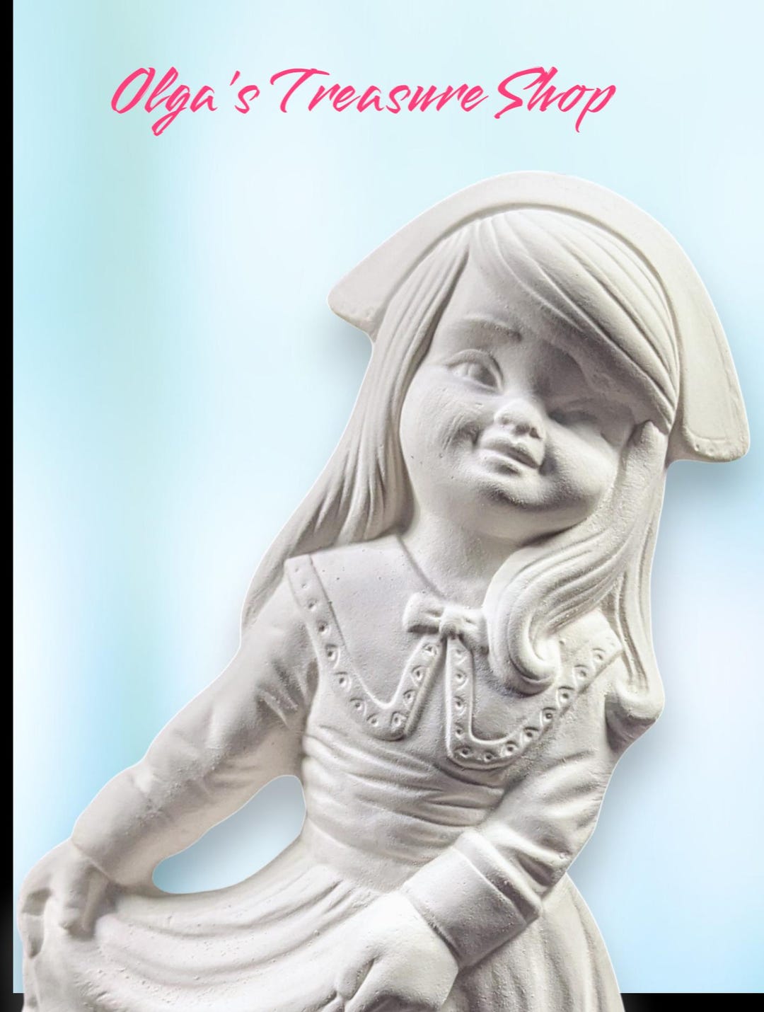 Ready to Paint Alberta Ceramic Mold Pilgrim Doll. U-paint Ceramic ...