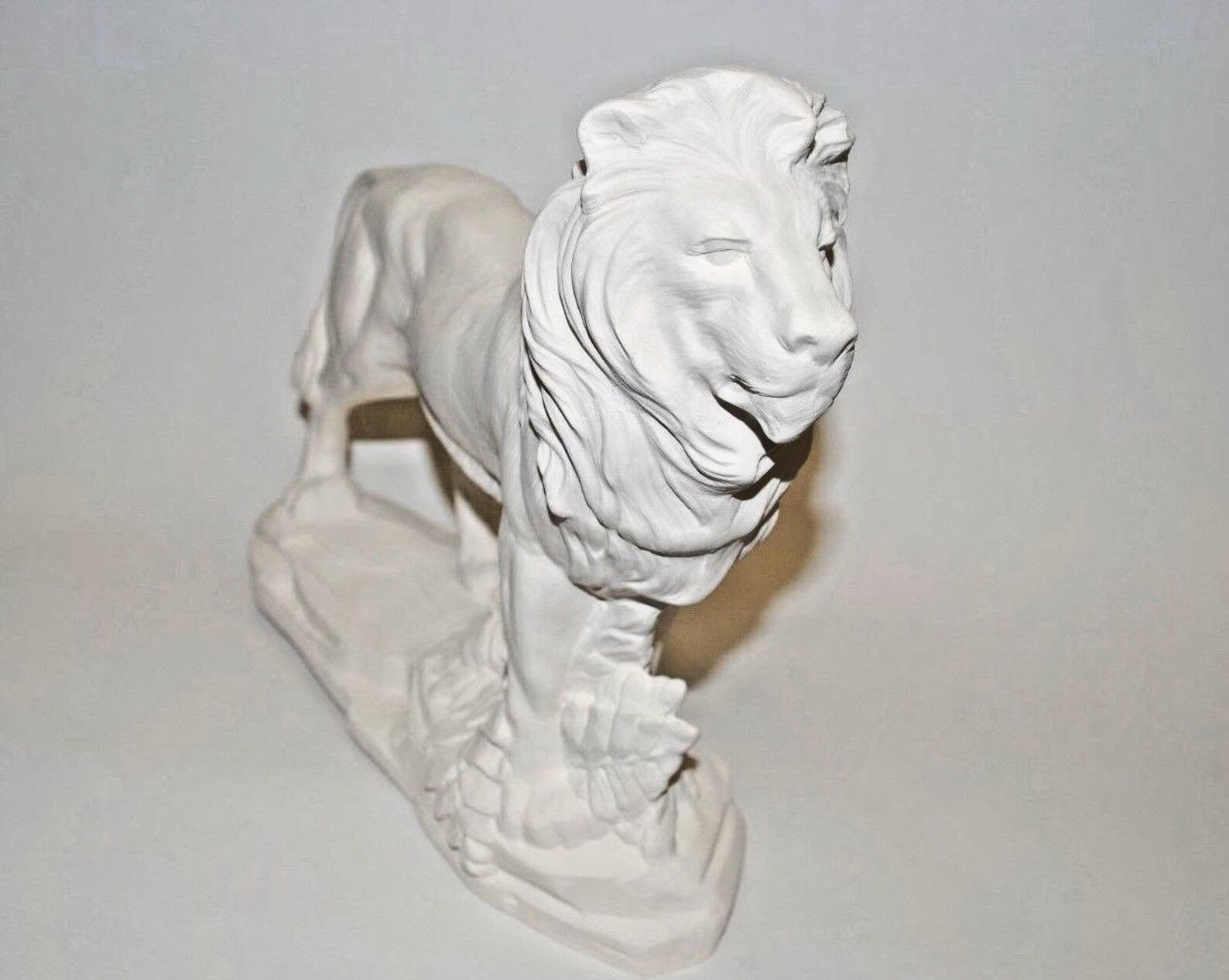 Ready-to-paint Lion.ceramic Lion.handmade Ceramic Bisque Lion.paint ...