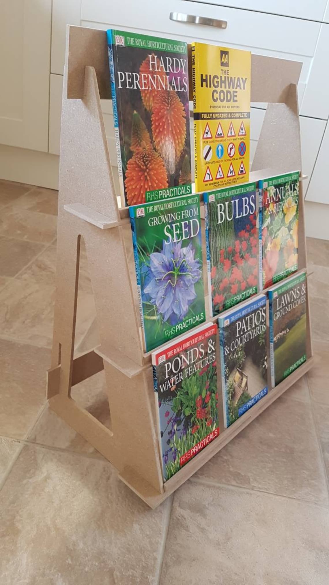 A5 Display Stands - 3 Shelf Version for A5 (portrait) Sized Books ...