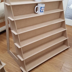 Mug Display Stand - Flat Packing - Designed for Mug Sized Items. Very ...