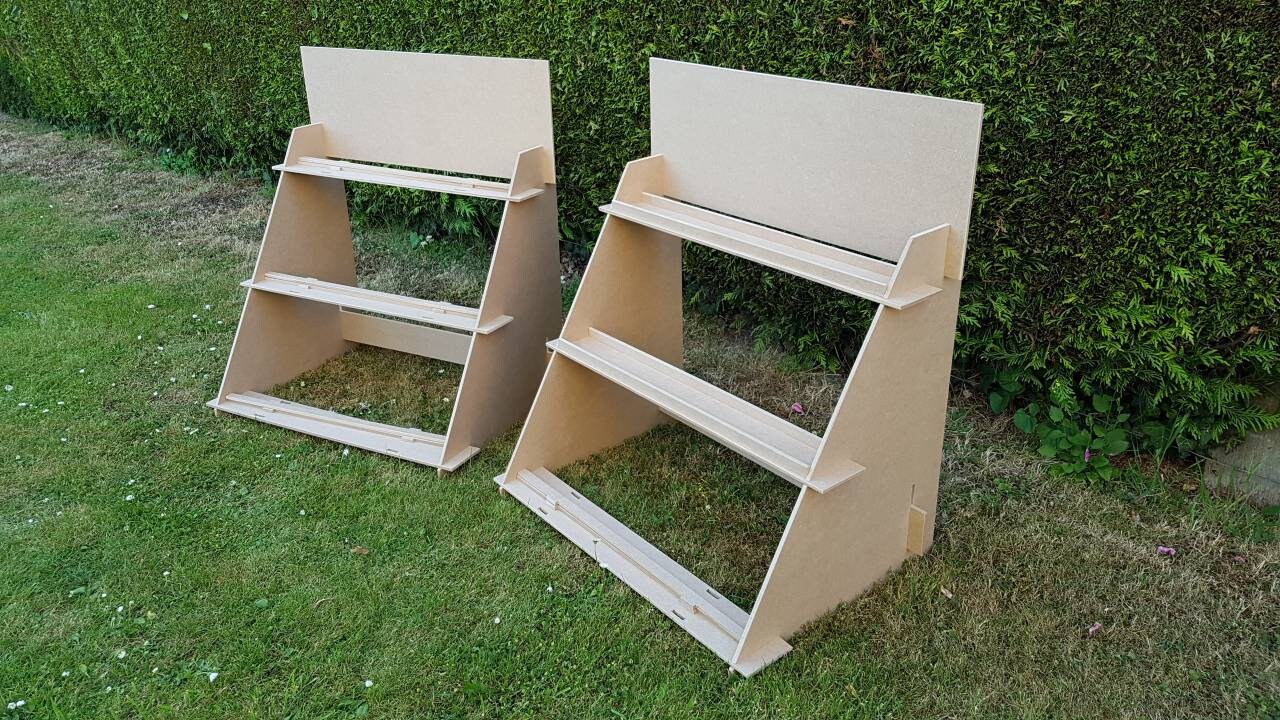 Display Stand 3 Shelf. Designed to hold 6 Ikea style box | Etsy