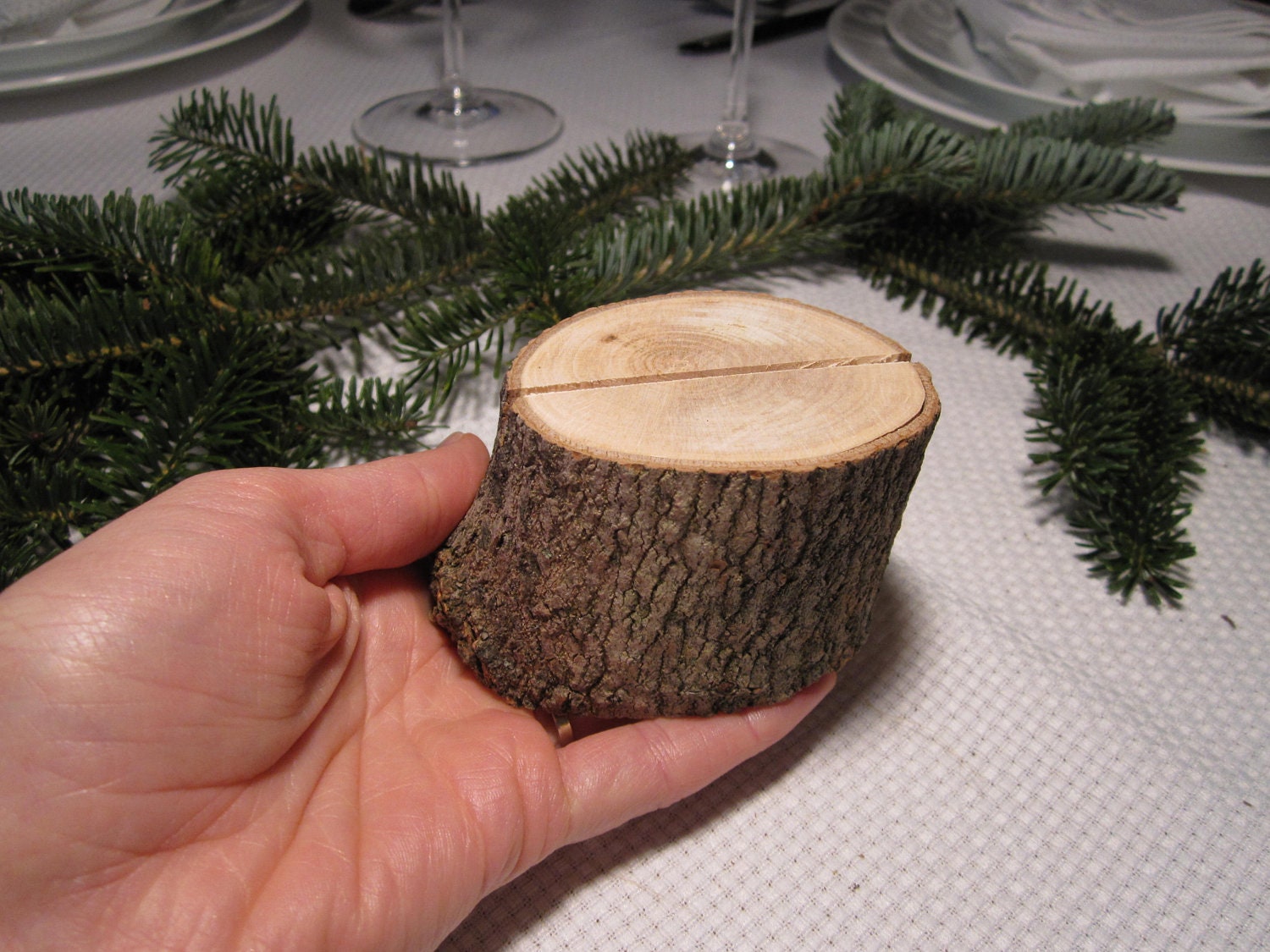 Set of Ten 10 Wood Table Number Holders | Etsy