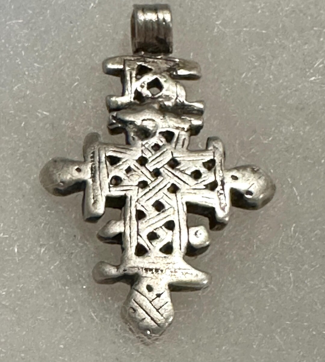 Ethiopian Coptic Cross in Silver - Etsy