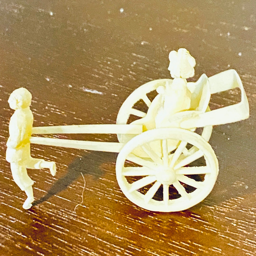 Antique Miniature Rickshaw - Etsy