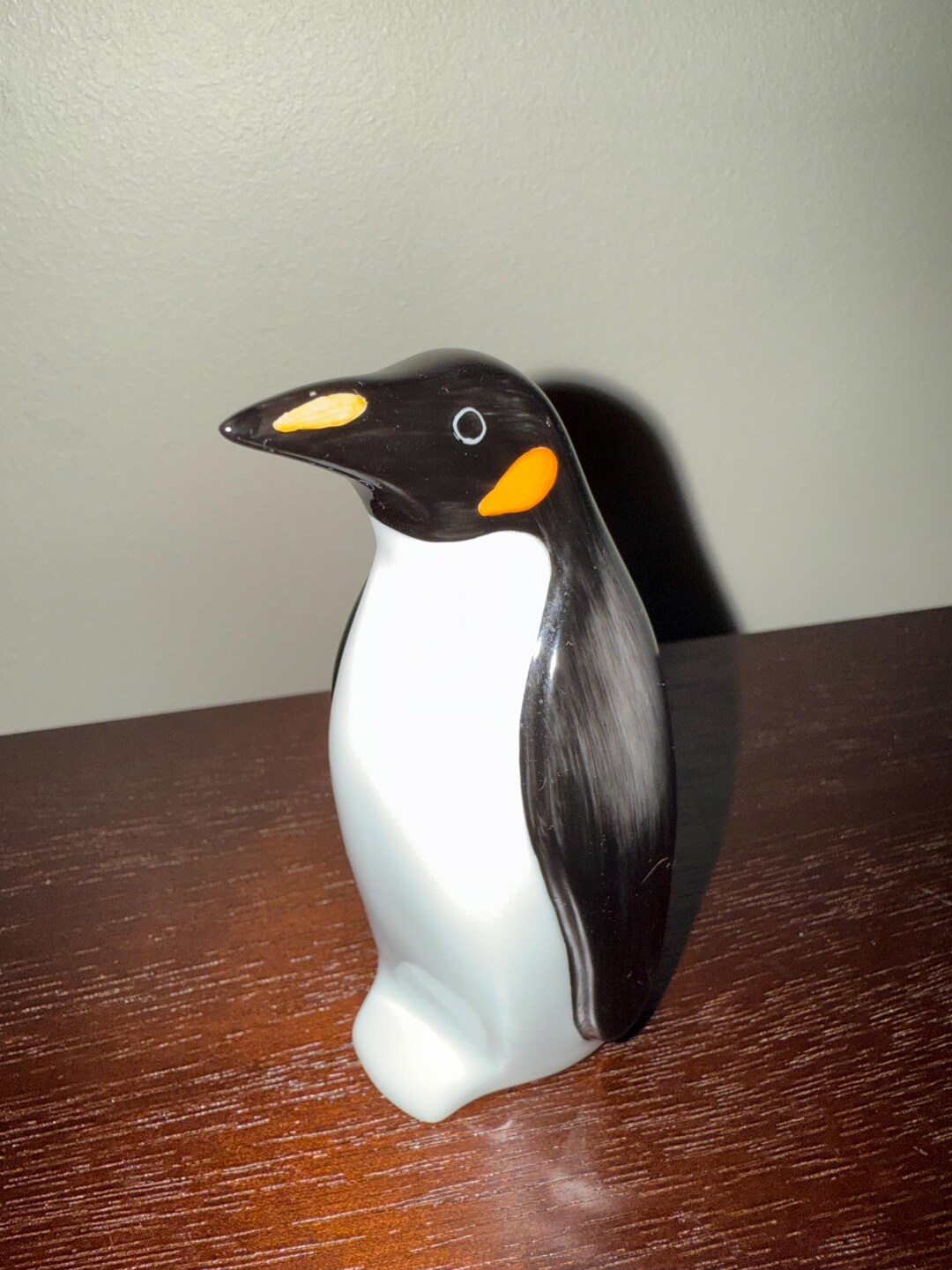 Porcelain Penguin Statue - - Etsy
