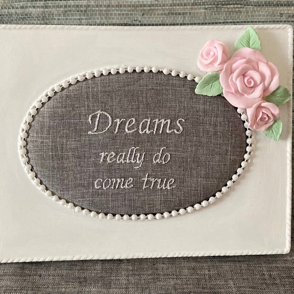 Embroidered Sign - Etsy