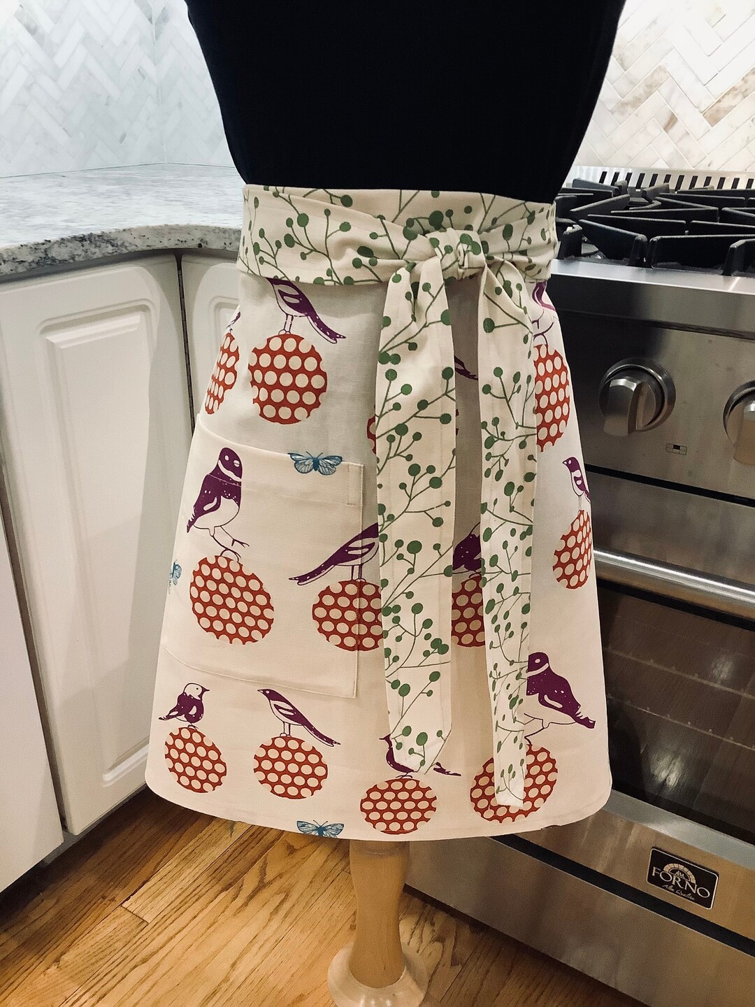 Linen Apron Women’s Half Apron With an A-line Skirt. Cute Women’s ...
