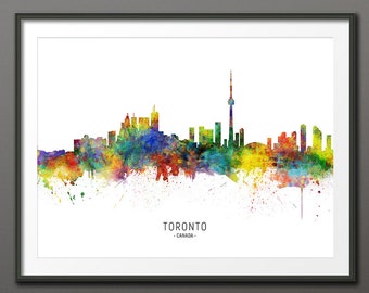 Toronto Skyline | Etsy