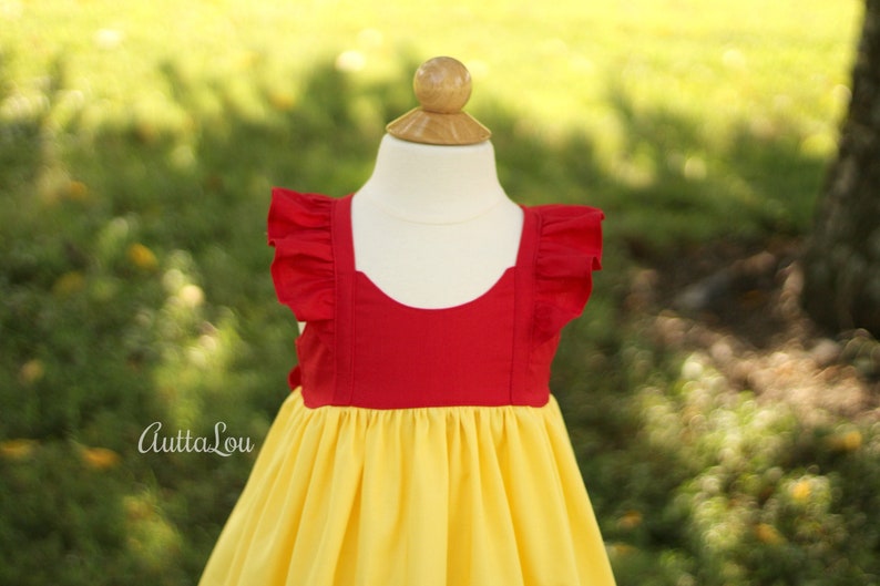 Red and Yellow Bear Dress Bear Costume Bear in Red Shirt | Etsy