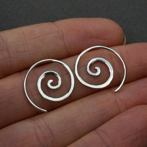 Spiral Earrings - Etsy