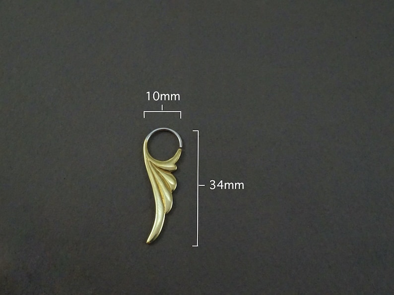 Fern Leaf Elf Earrings Sterling Silver Art Nouveau 282S - Etsy