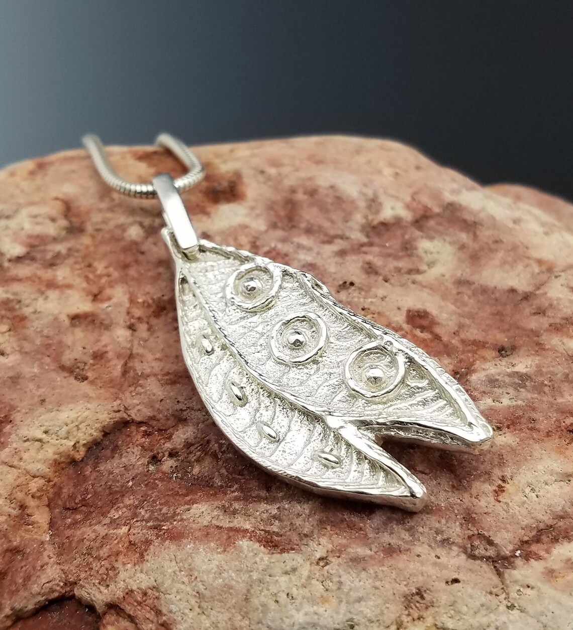Cuttlefish Cast-sterling Silver-pendant-spiritual Jewelry-unique ...