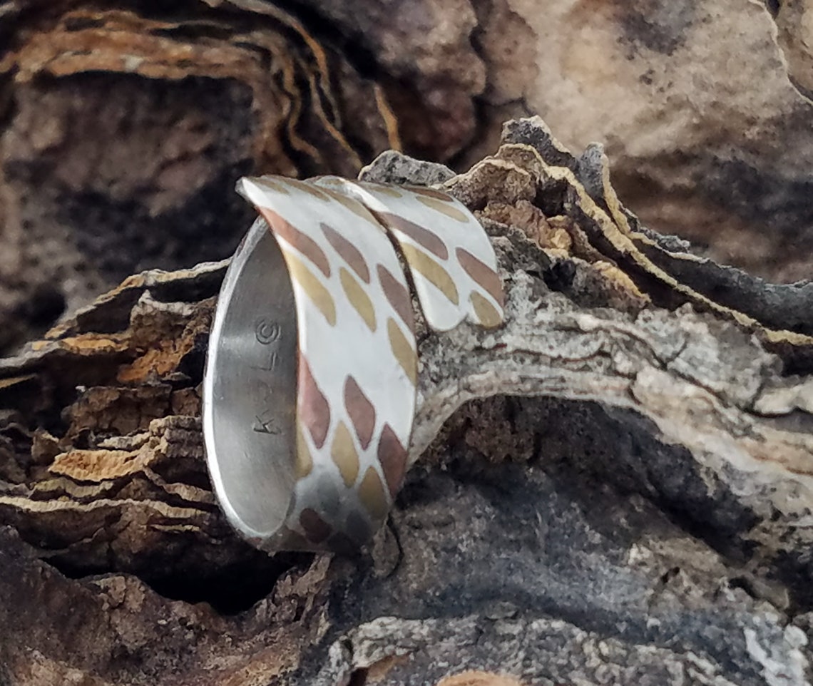 Laminated Ring Adjustable Ring Twisted Wire Lamination - Etsy