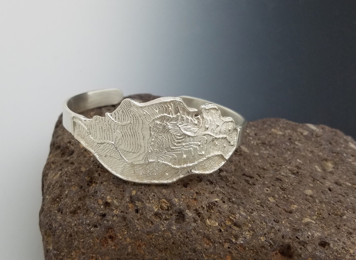 Cuttlefish Cast Sterling Silver Cuff Bracelet One of a Kind Art Jewelry ...