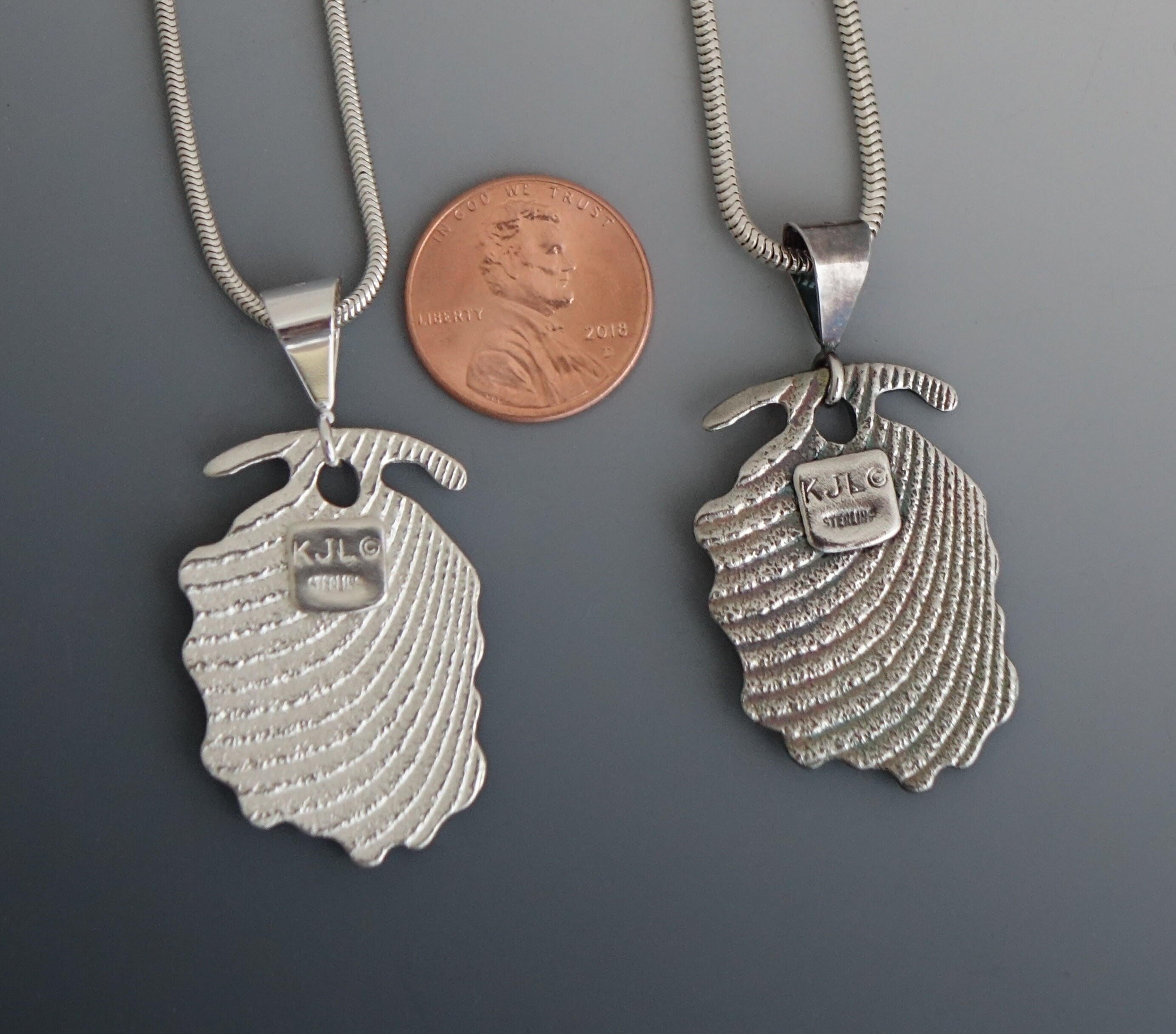 Cuttlefish Cast Sterling Silver Angel Pendant - Etsy