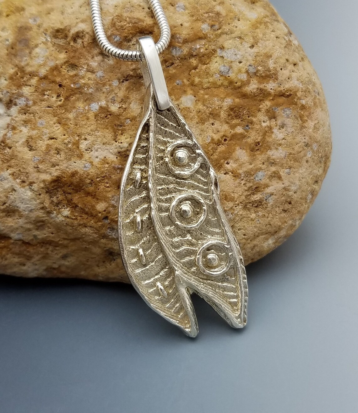 Cuttlefish Cast-sterling Silver-pendant-spiritual Jewelry-unique ...