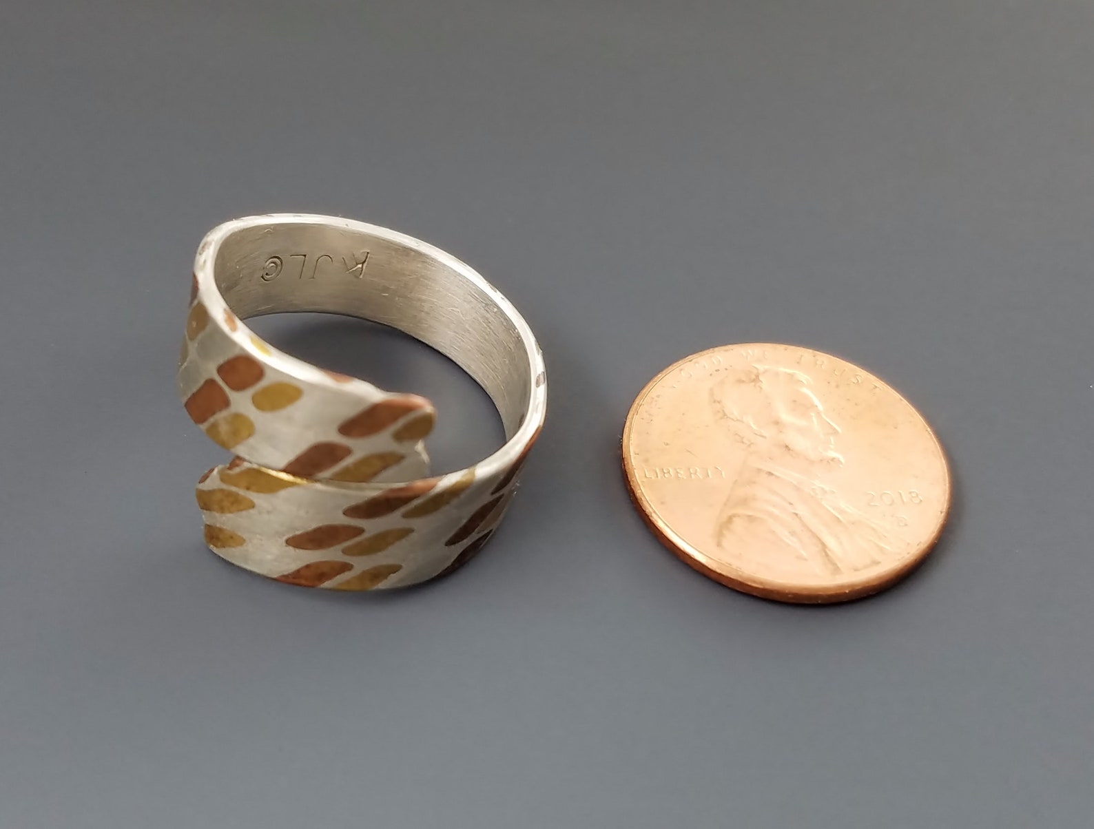 Laminated Ring Adjustable Ring Twisted Wire Lamination - Etsy