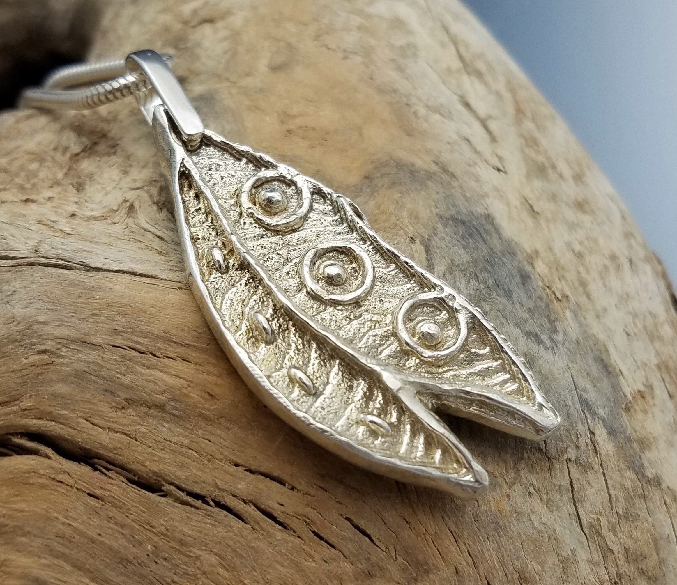 Cuttlefish Cast-sterling Silver-pendant-spiritual Jewelry-unique ...