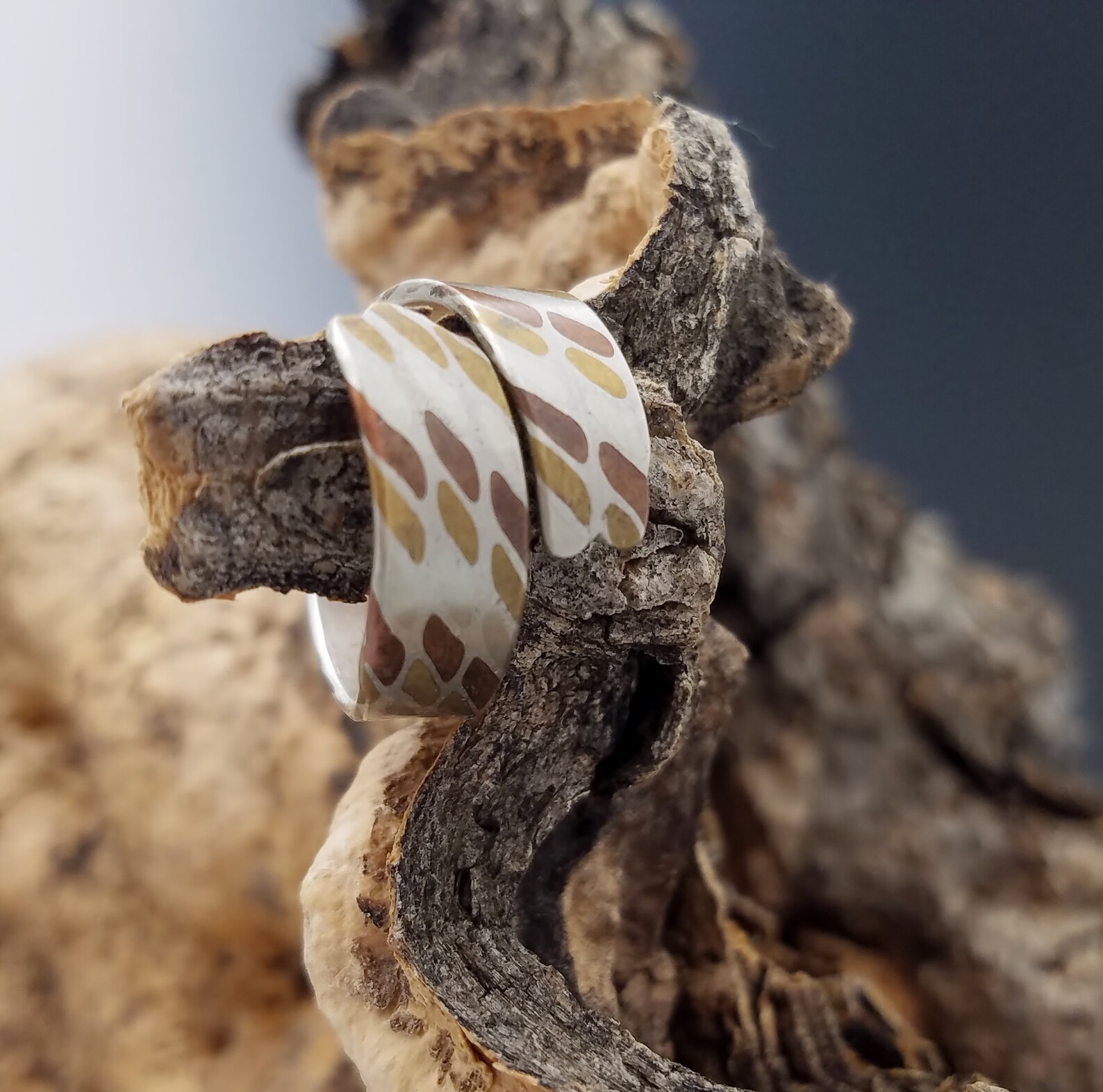 Laminated Ring Adjustable Ring Twisted Wire Lamination - Etsy