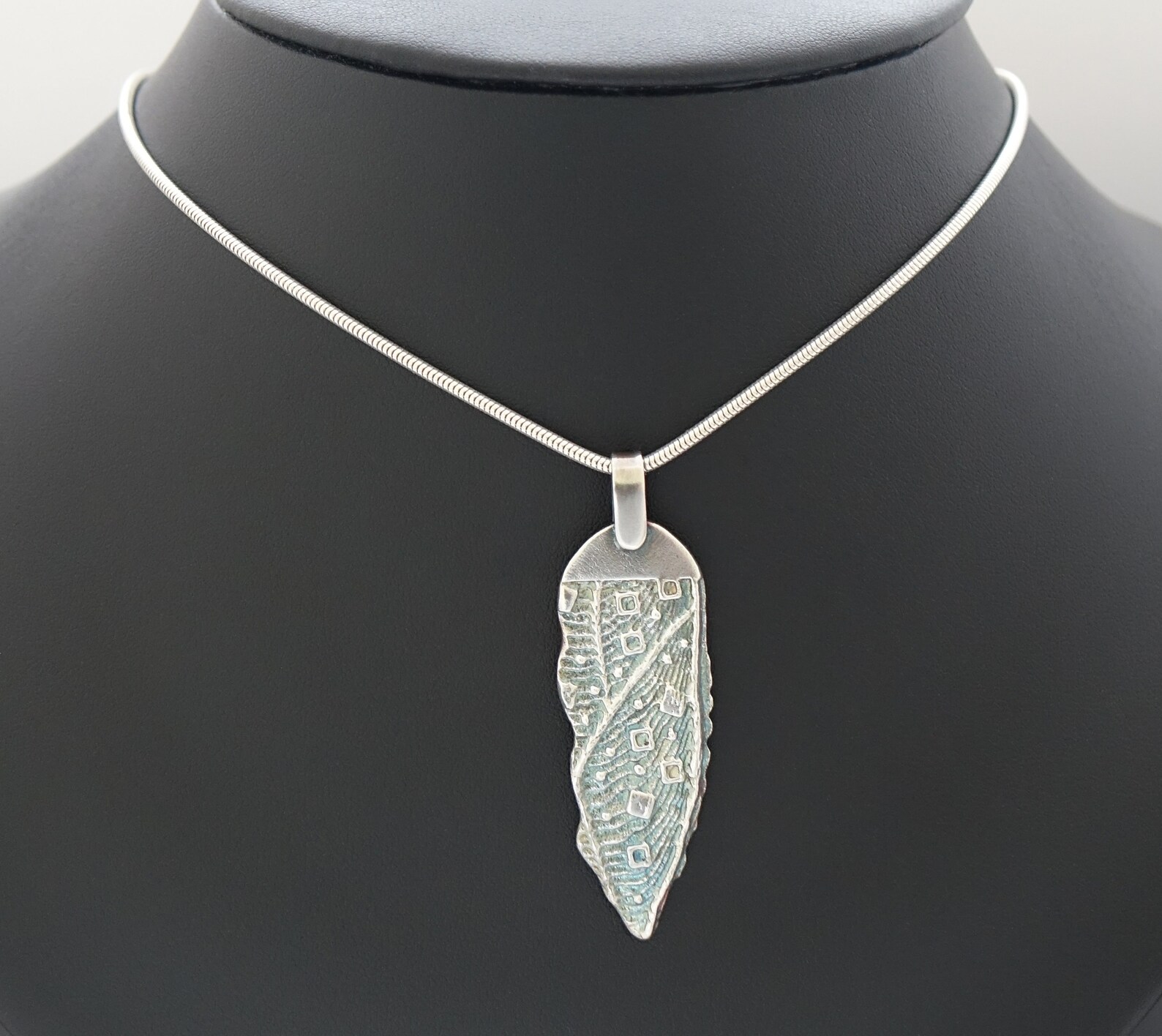 Cuttlefish Cast - Sterling Silver - Feather Pendant - Spiritual Jewelry ...