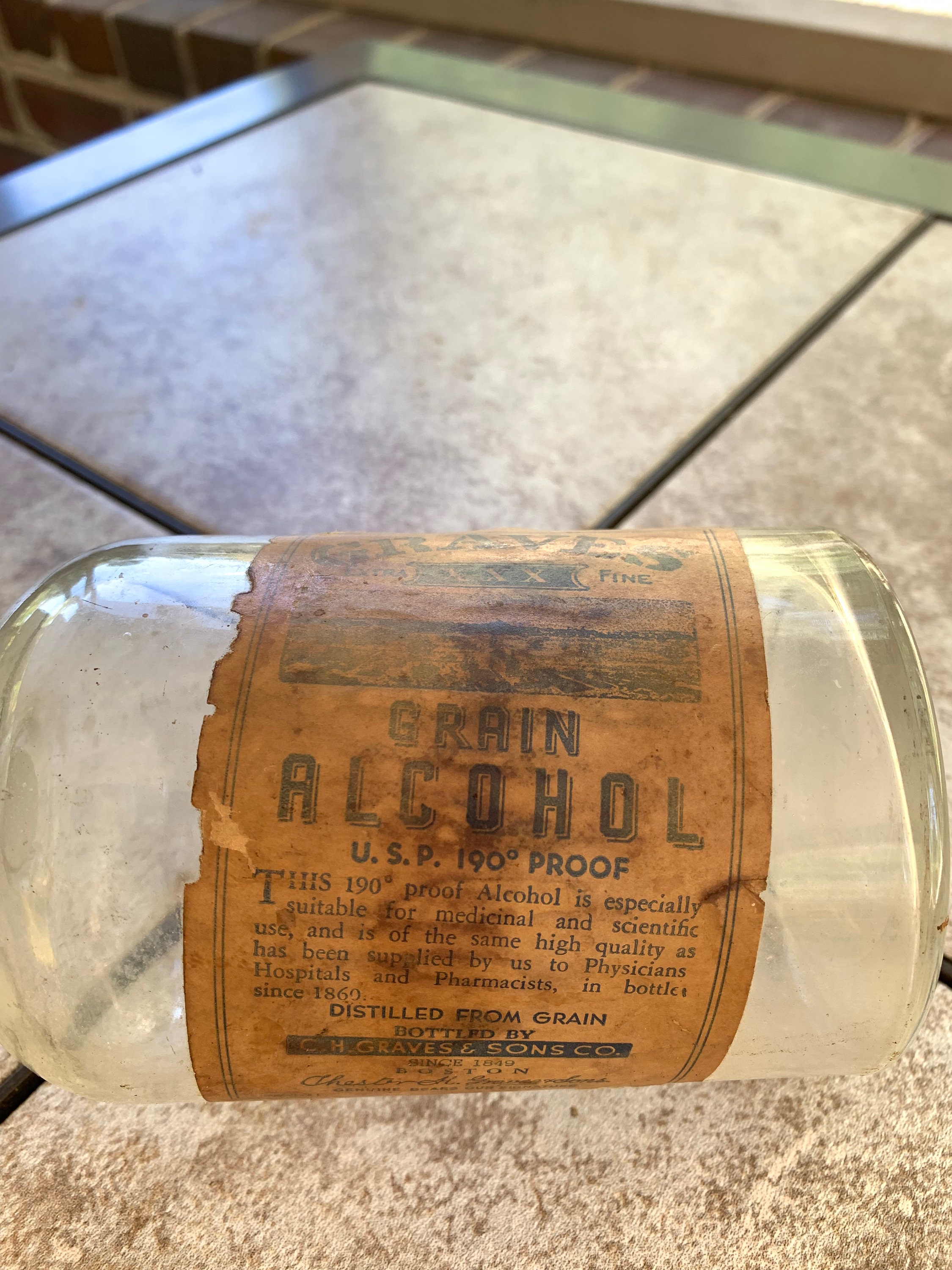 Graves Grain Alcohol 190