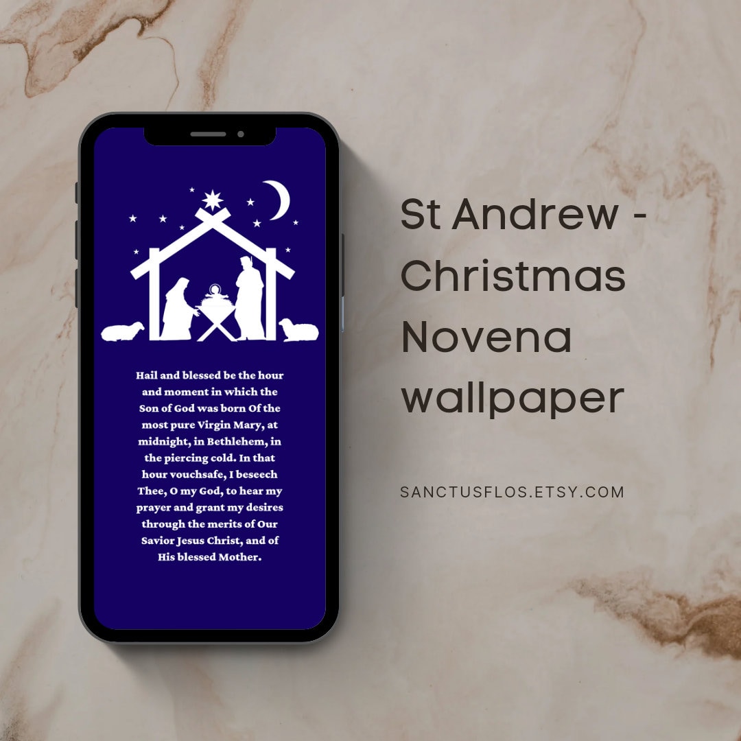 St Andrew Novena Phone Wallpaper - Etsy