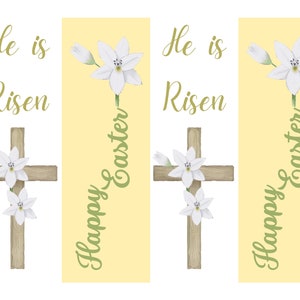 Easter Bookmarks Easter Lily PDF Printable - Etsy