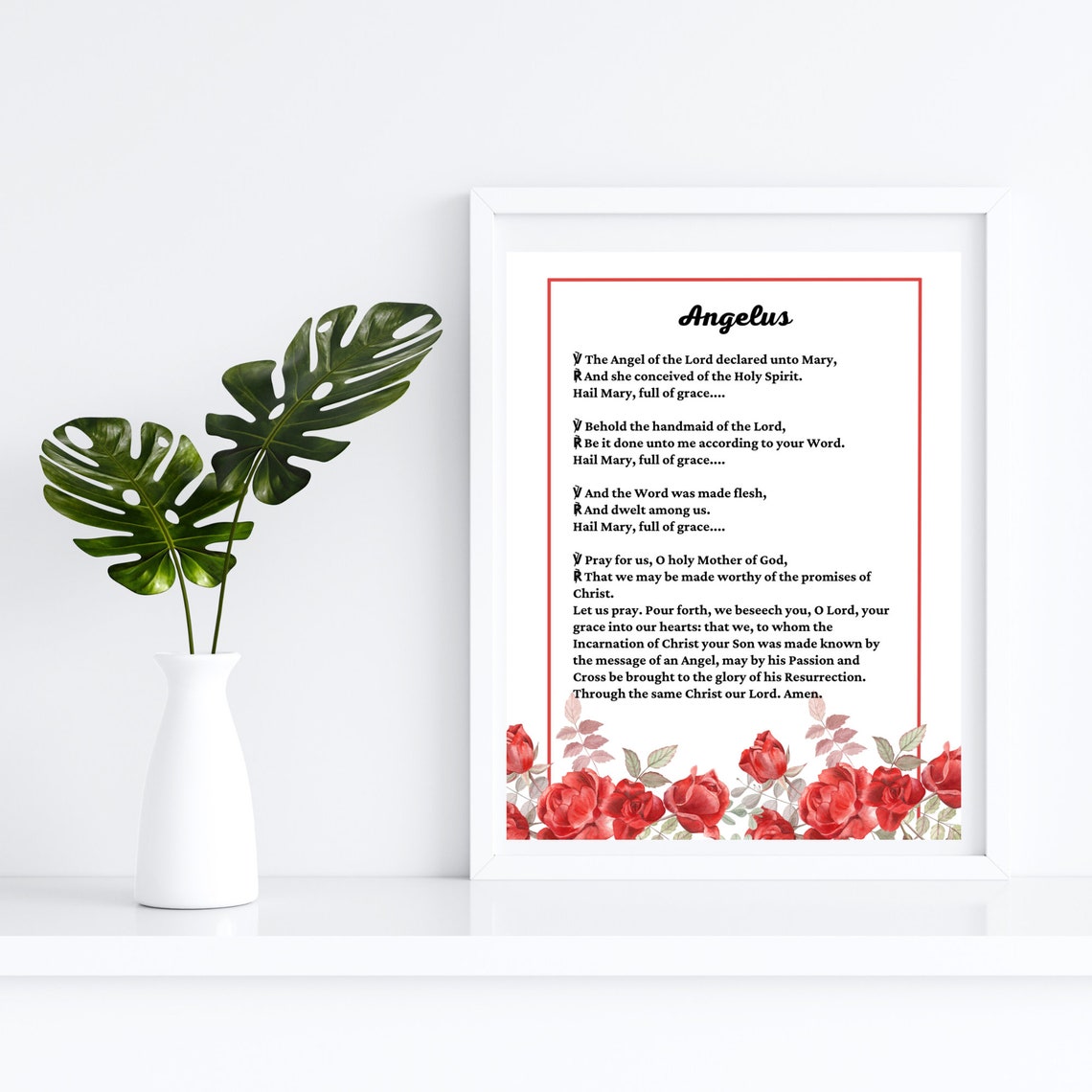 Angelus Prayer Printable - Etsy