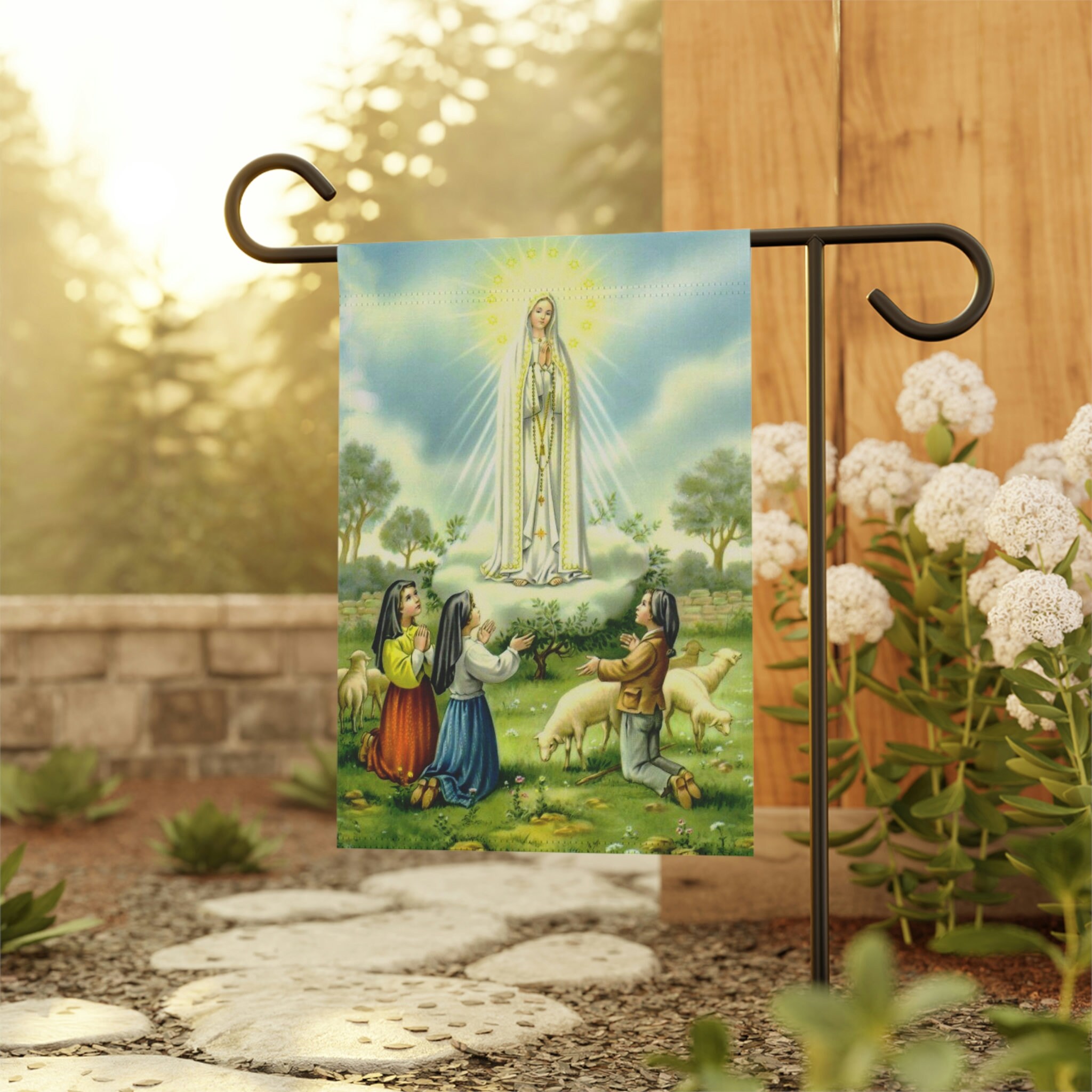 Our Lady of Fatima Garden & House Banner Marian Apparition - Etsy