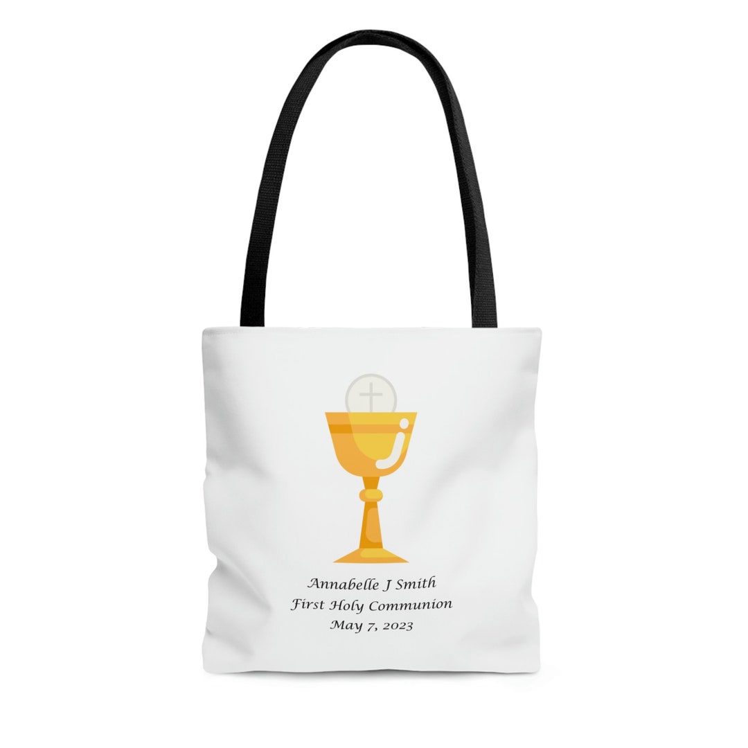 Customizable First Holy Communion Tote Bag - Etsy