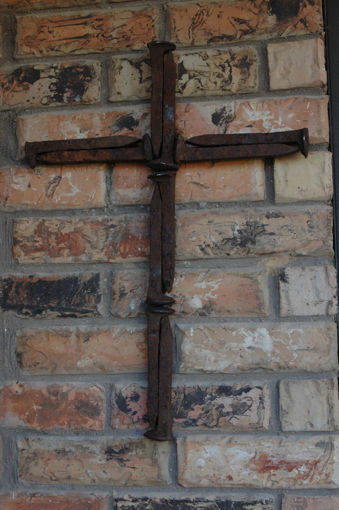 Railroad Spike Cross - Etsy