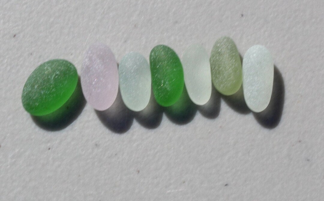 Jelly Bean Shape Beach Sea Glass Supply Genuine Lot - Etsy