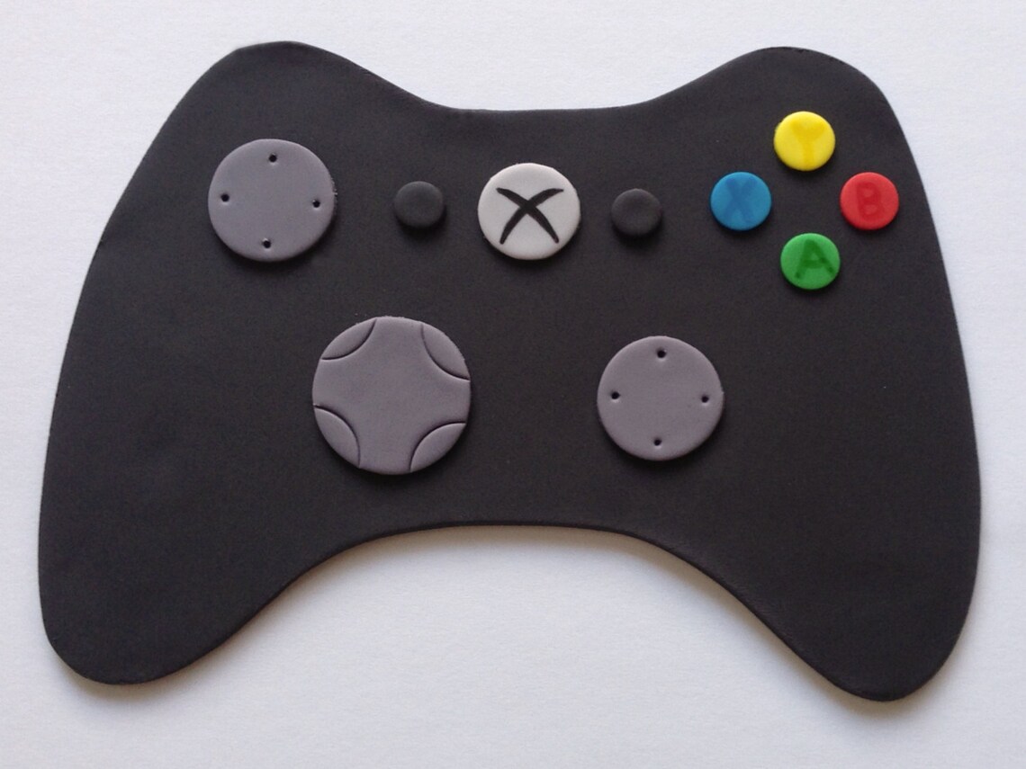 Fondant Cake Topper Video Game Controller - Etsy