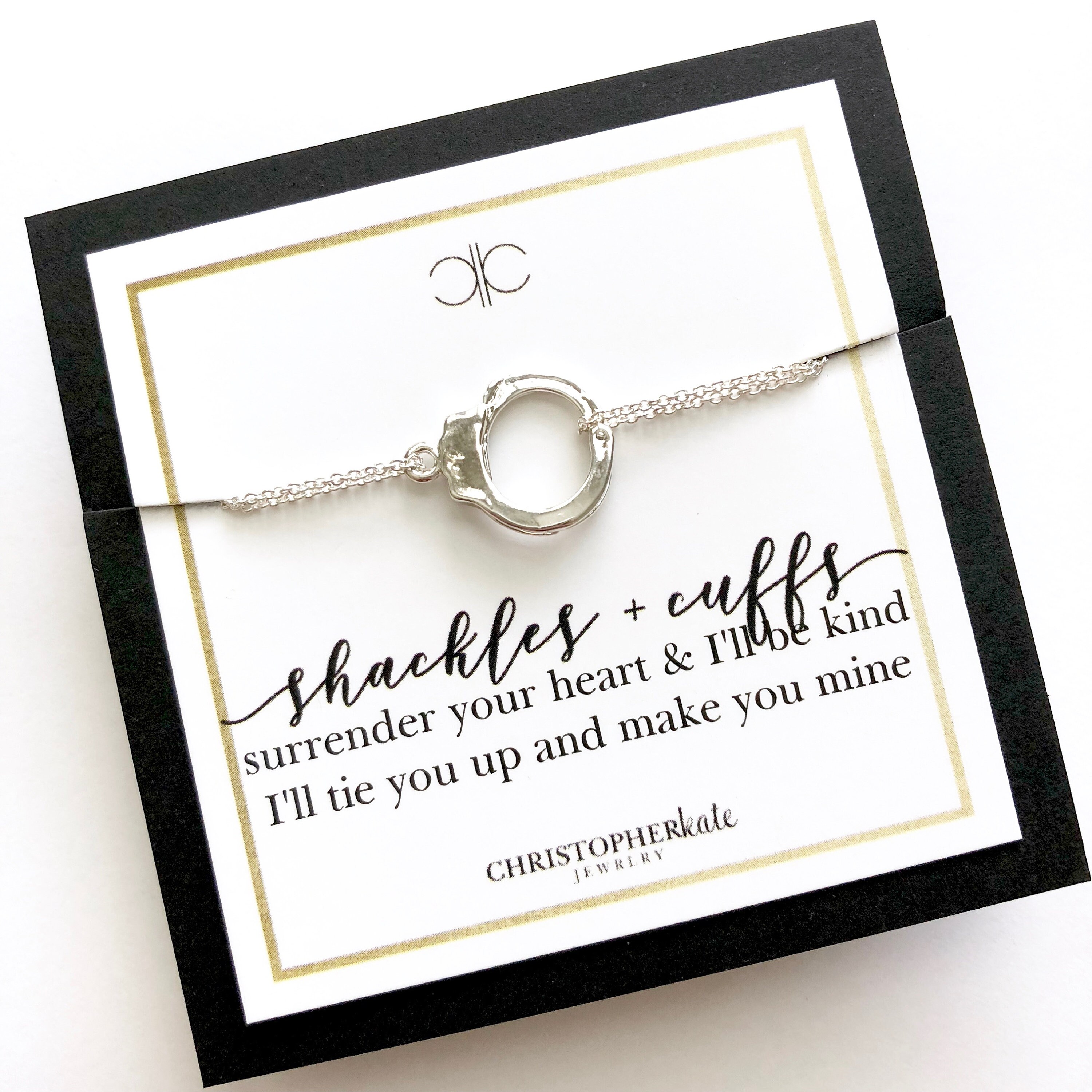 Shackles and Cuffs Handcuff Link Bracelet...silver/gold/rose | Etsy