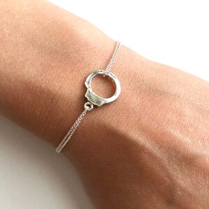 Shackles and Cuffs Handcuff Link Bracelet...silver/gold/rose Gold - Etsy