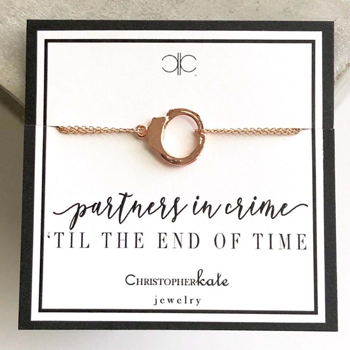 Partners + Crime Handcuff Bracelet...silver/gold/rose Gold, Partners in ...