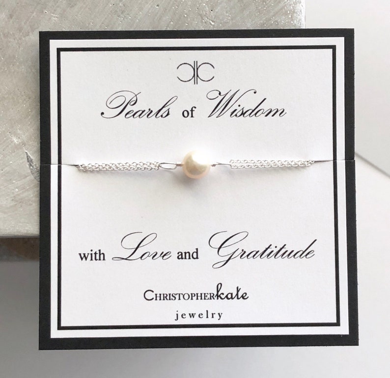 Pearls of Wisdom Bracelet...teacher Appreciation/graditude/mentor ...