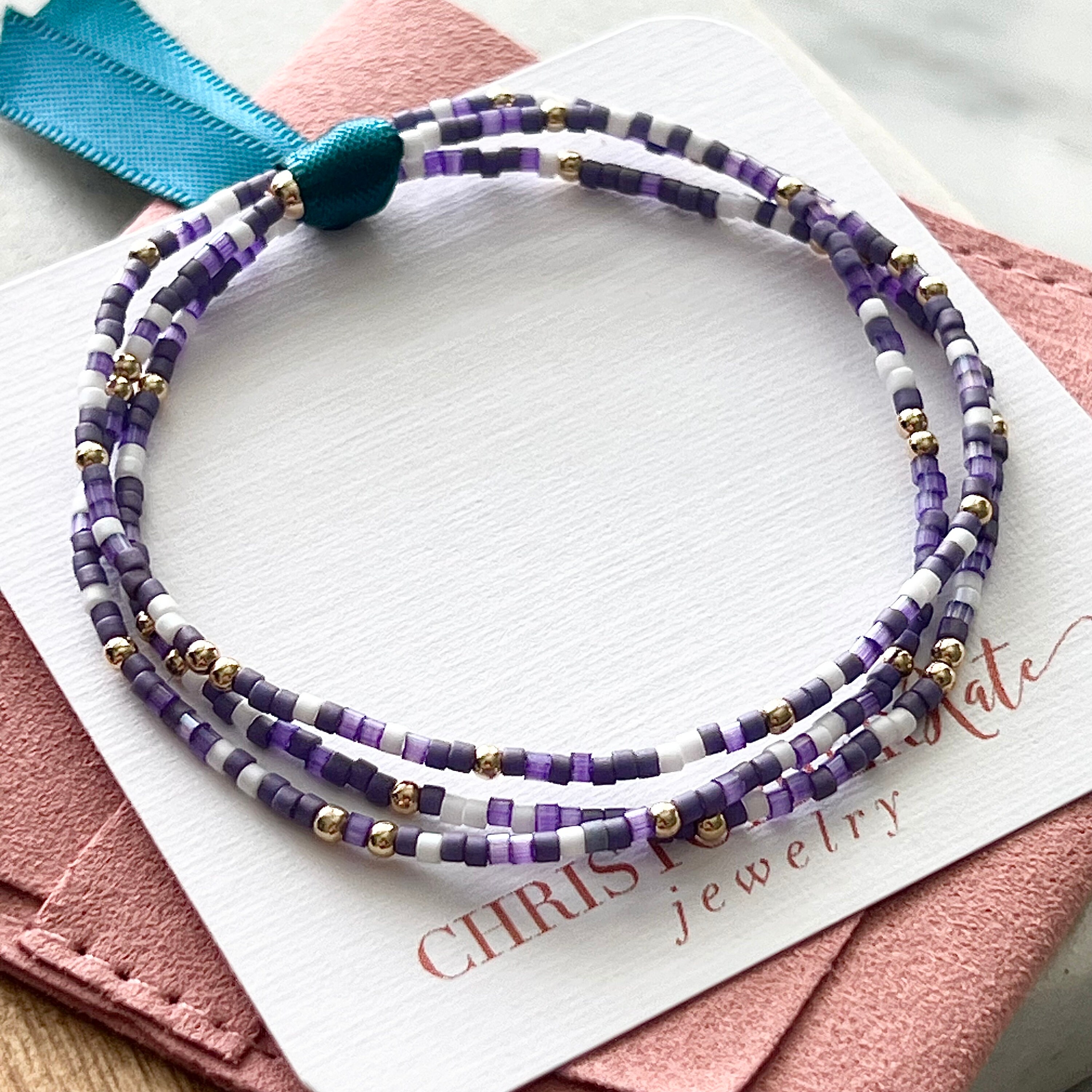 Game Day Stacks…toho Seed Bead and 14kt GF Ball Beaded Stacking ...