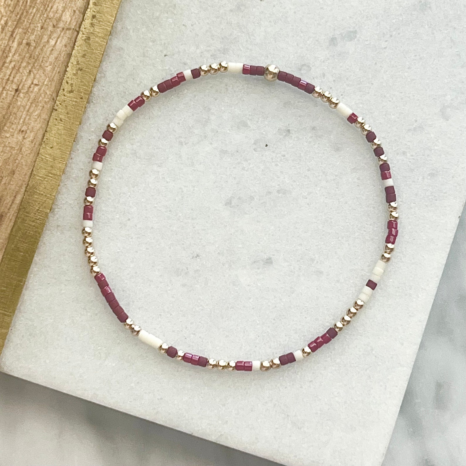 Game Day Stacks…toho Seed Bead and 14kt GF Ball Beaded Stacking ...