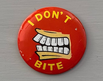 I Bite Pin - Etsy