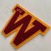 Vintage School Letter W - Etsy