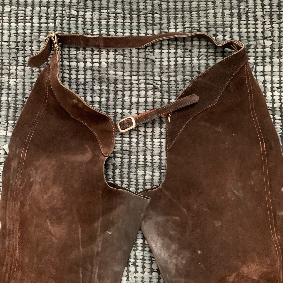Vintage Leather Chaps Size Medium - Etsy