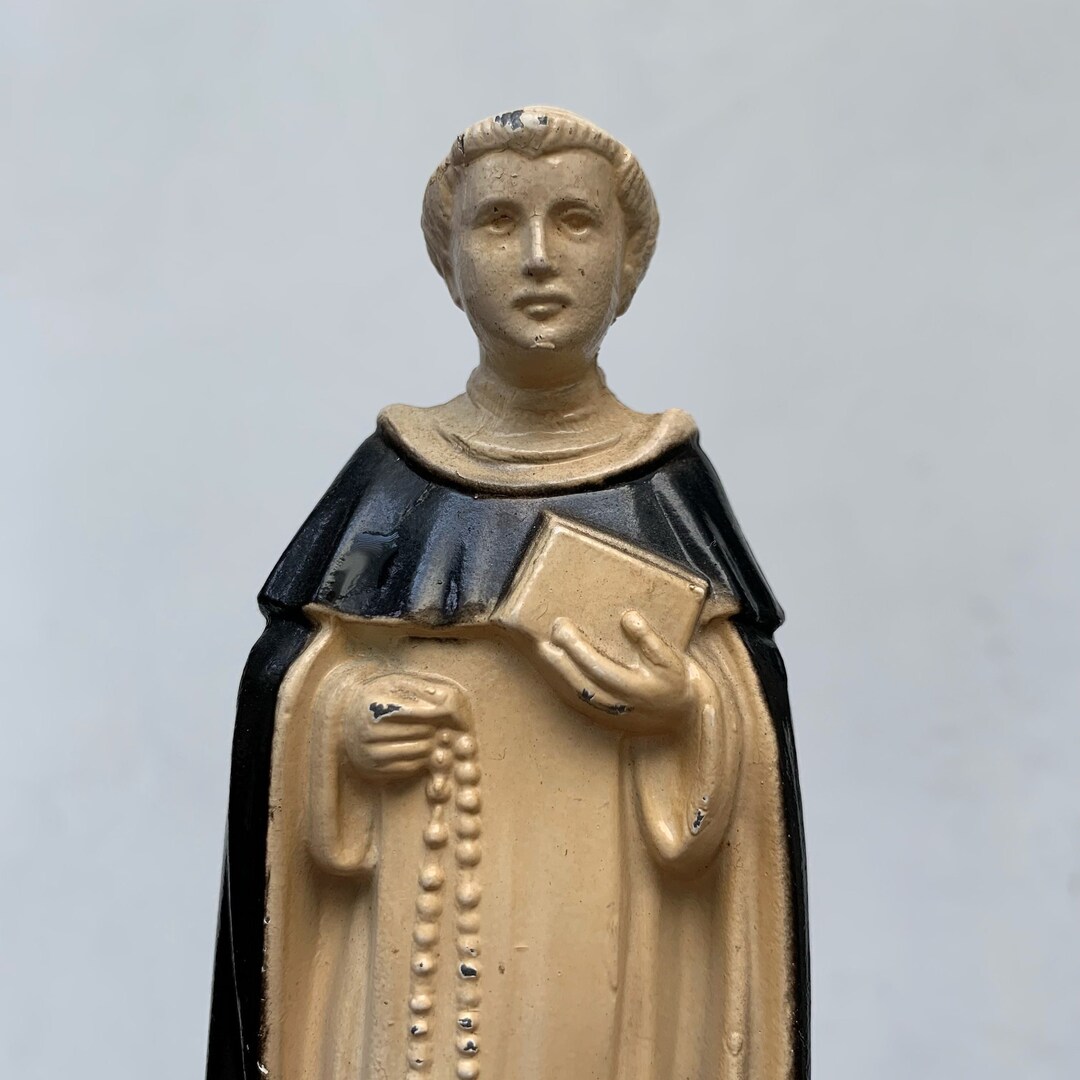 Vintage St Dominic Statue - Etsy