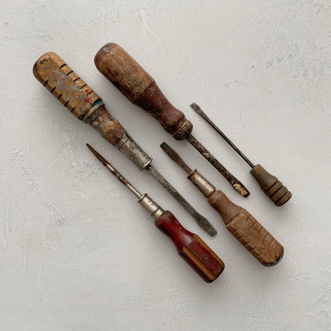 Antique Screwdriver Lot - Etsy