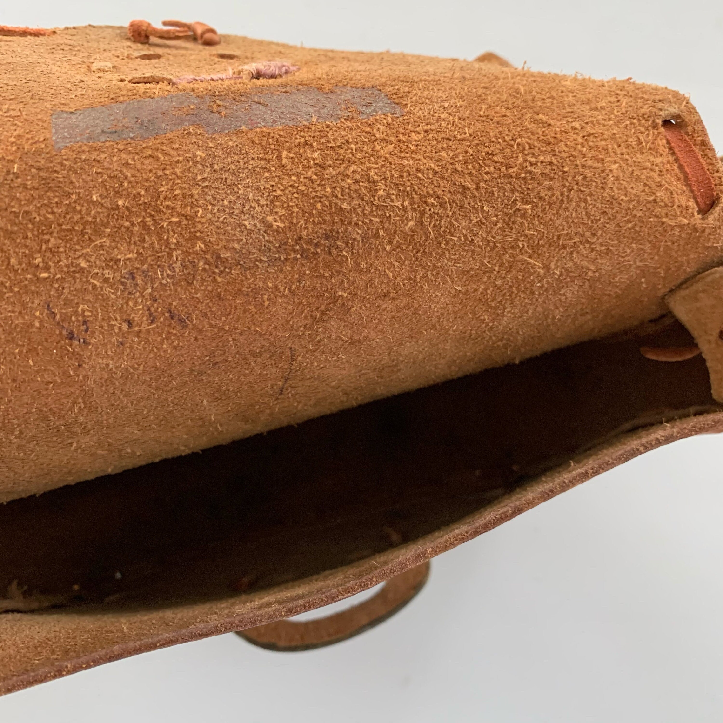 Vintage Brown Leather Bag | Etsy