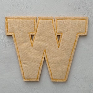 Vintage School Letter W - Etsy